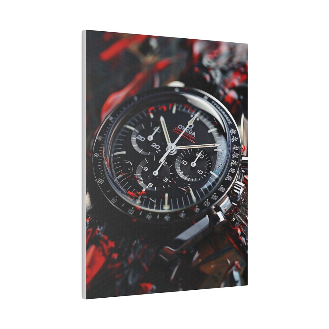 Omega Speedmaster Moonwatch speedy Canvas Watch Wall Art - Etsy