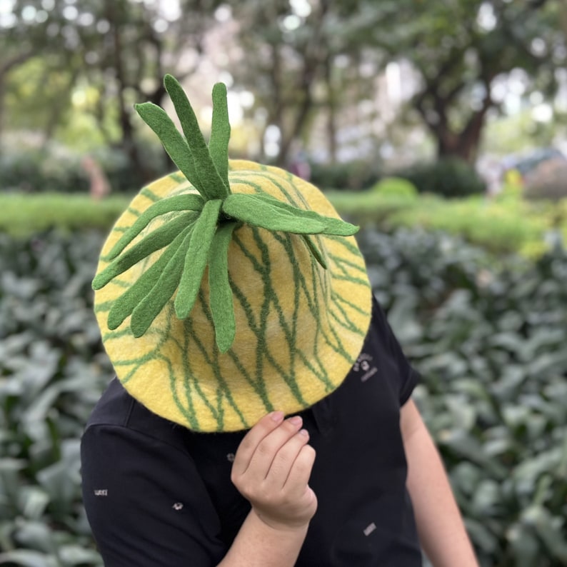 Handmade Wool Felt Fruit Hat: Funny Party/sauna Hat (56-60CM) - Etsy