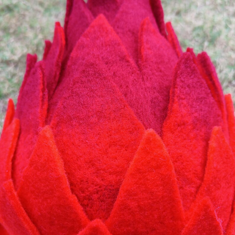 Red Dragon Wool Hat, Red Hat, Animal Hat, Costume Hat,cosplay Hat ...