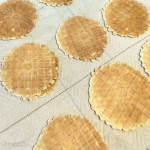 Pizzelle Cookie Recipe and Note Cards - Etsy