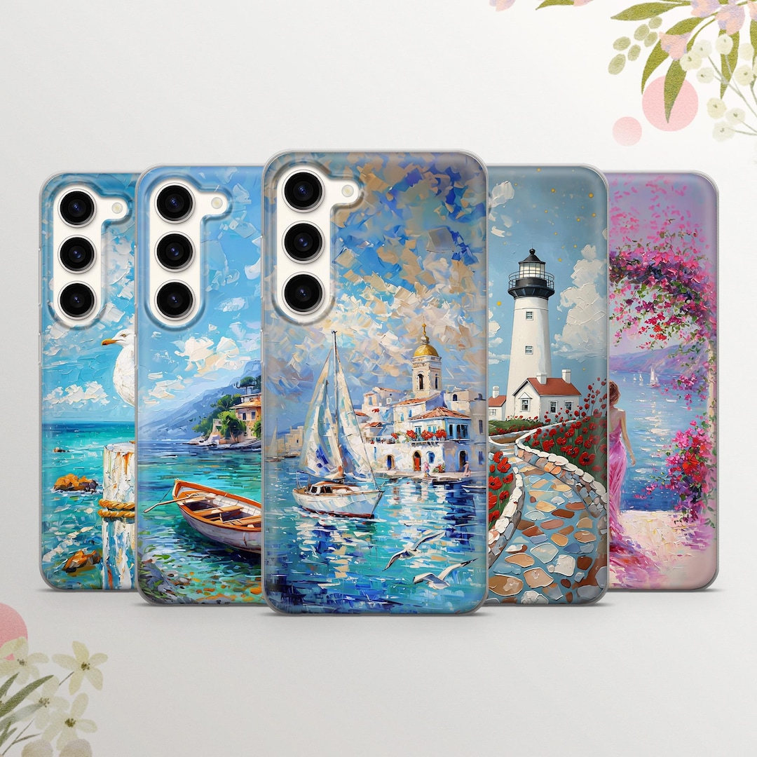 Colorful Lighthouse Phone Case Sea Cover for Samsung Galaxy S25ultra ...