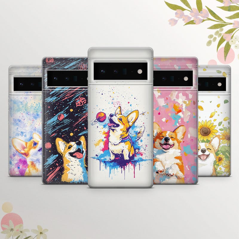 Corgi in Space Art - Etsy UK