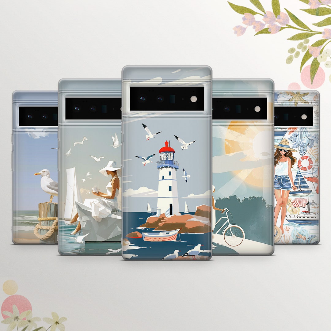 Seagull Lighthouse Phone Case: Sea Art TPU Cover for iPhone ,samsung ...