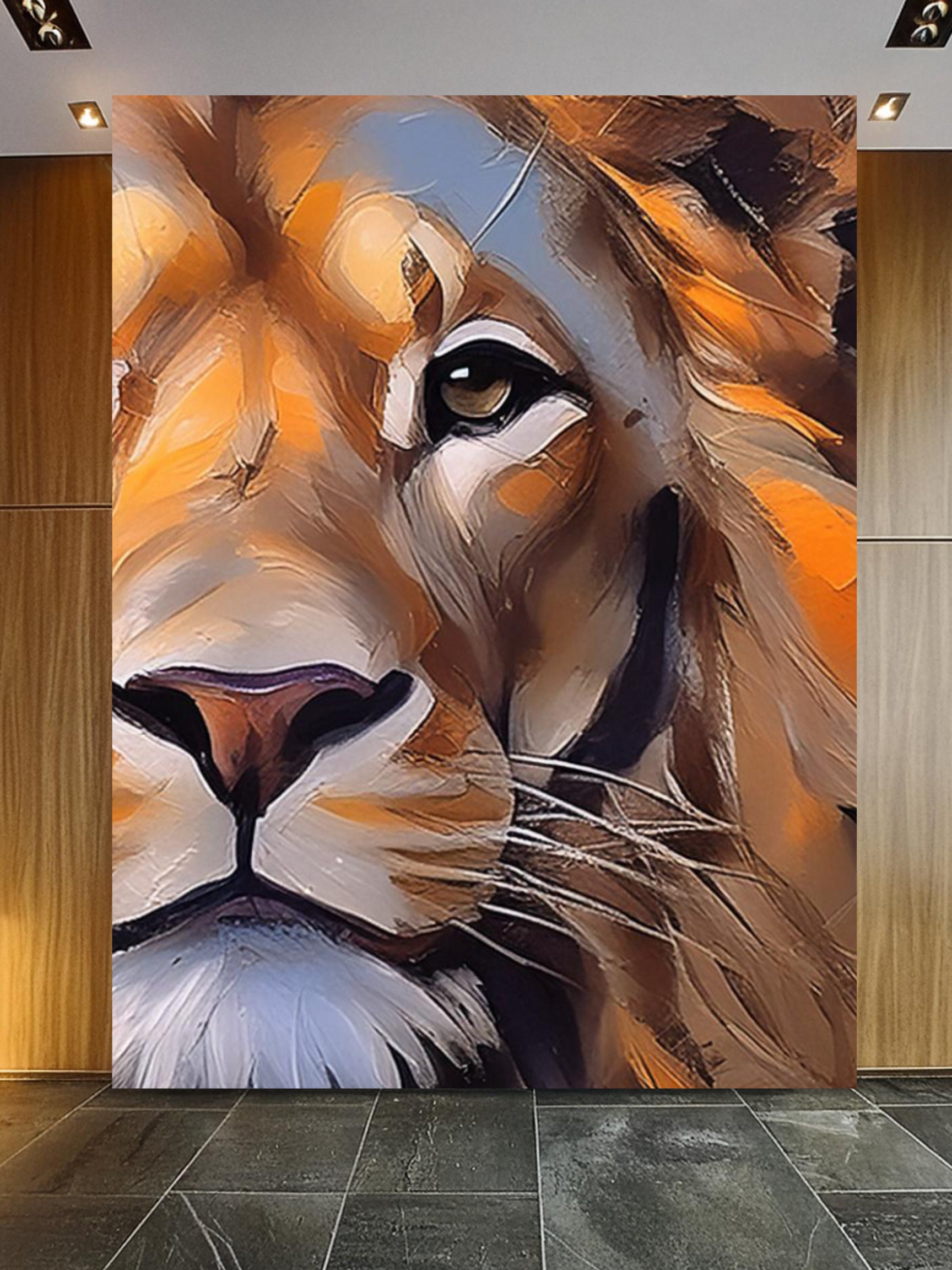 The King Leon Αrt Oil Painting,oil Painting From Photo,custom Portrait ...