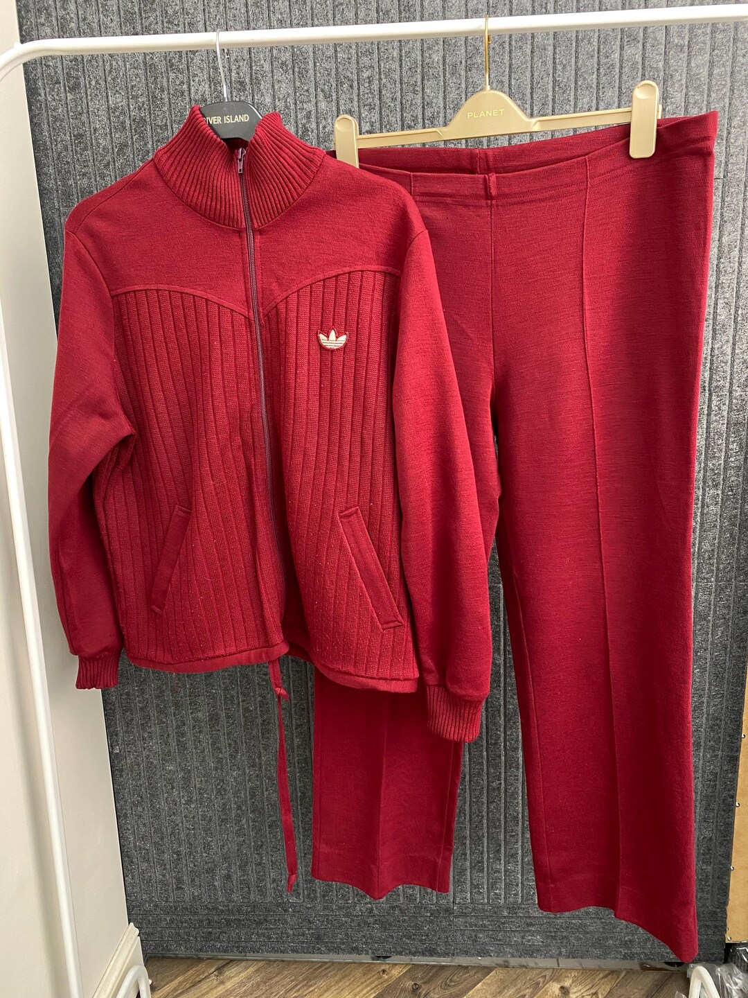 Rare Vintage Adidas Red Tracksuit | Made in West Germany | 70s 80s ...