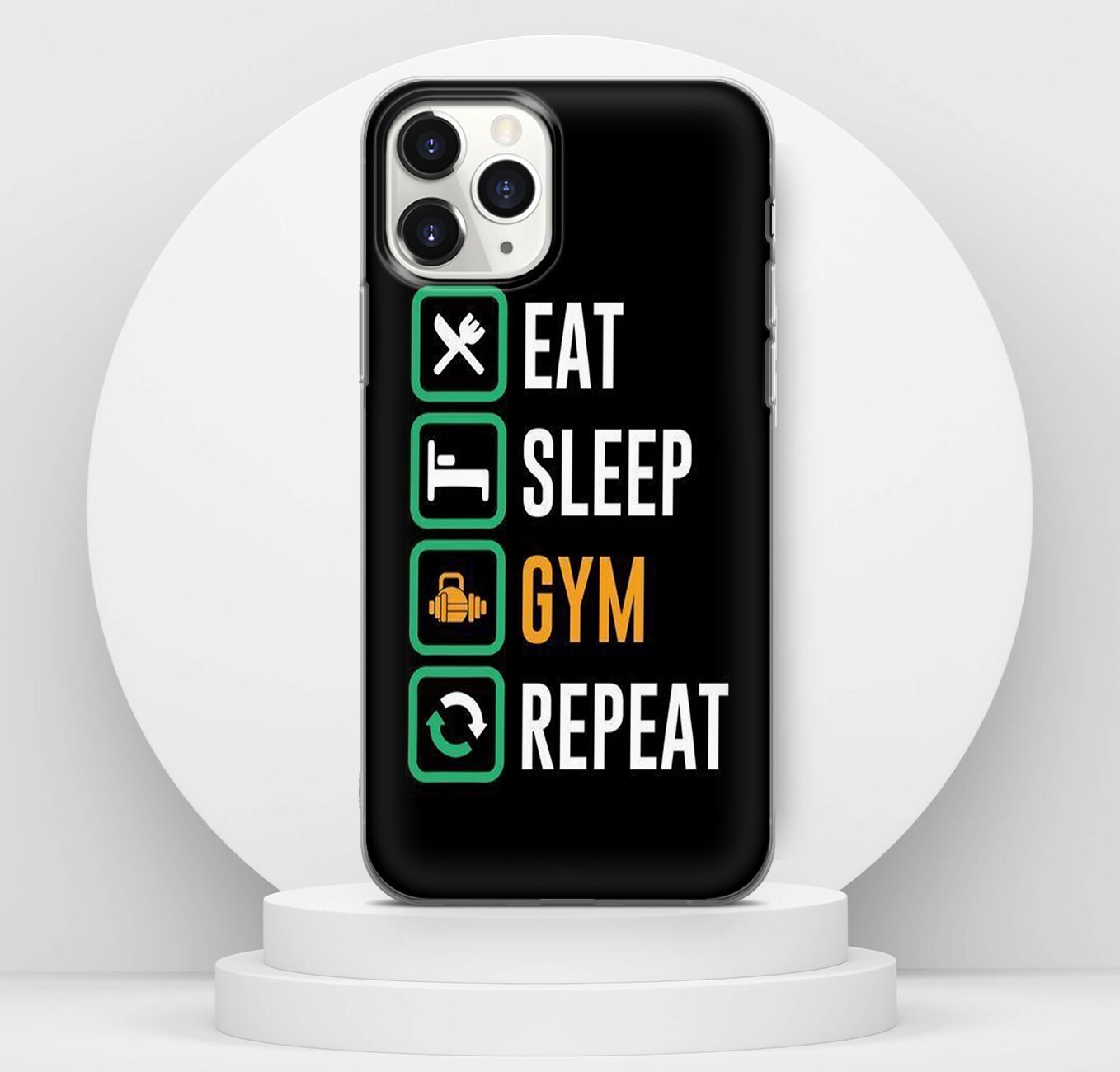 Hustlemotivation Gym Workout Exercise Phone Case for ...