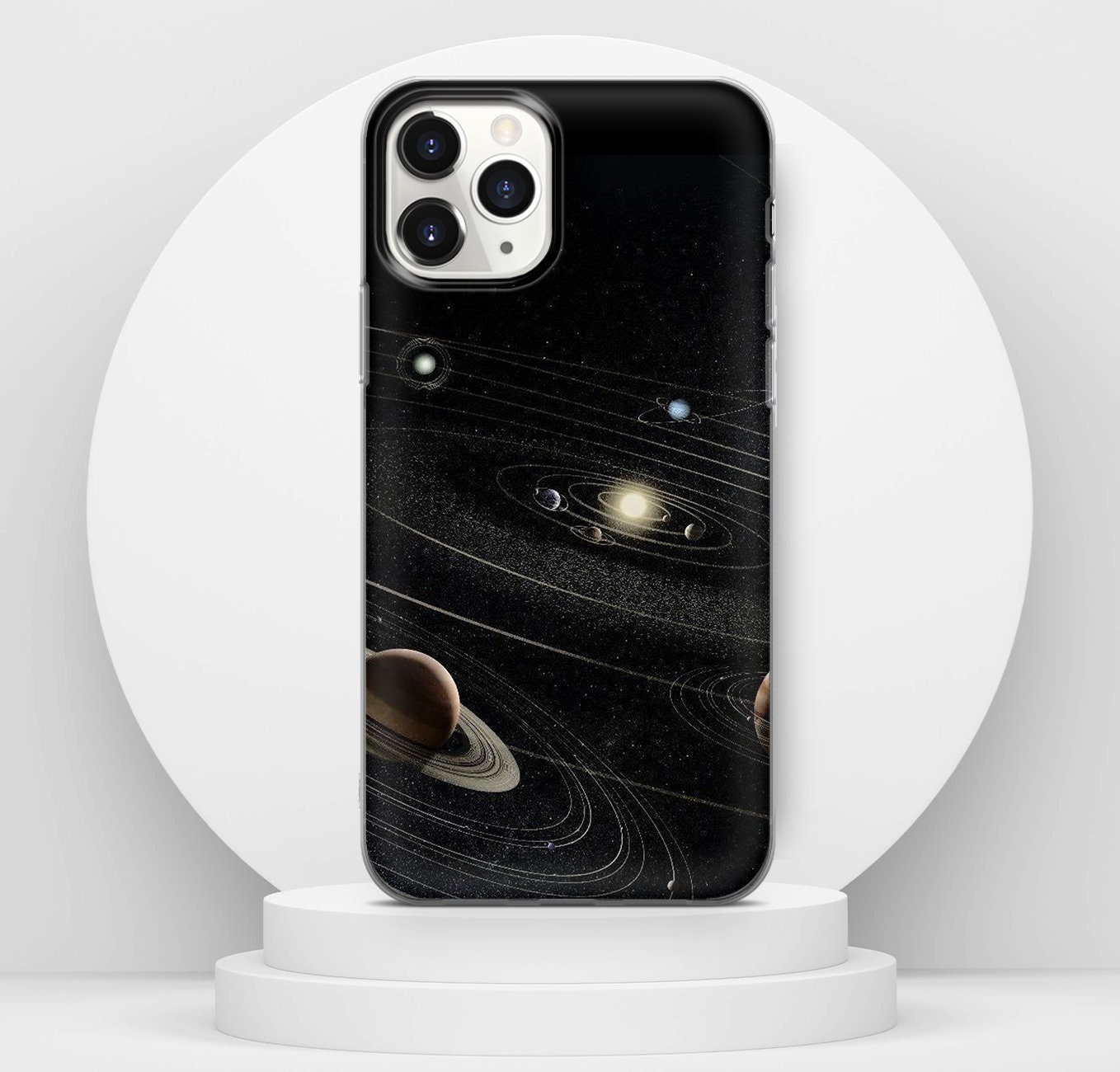 Solar System Phone Case Planets Model Cover for iPhone 15 Promax 14 Pro ...
