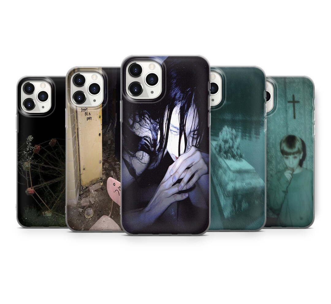 Creepy Phone Case Horror Cover for iPhone 15pro, 14, 13, 12, 11, Google ...