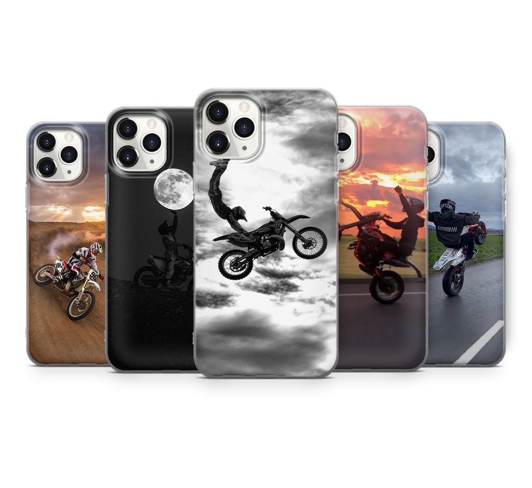Motocross Motorbike Phone Case iPhone Cover for iPhone 15/14 Pro 13 12 ...