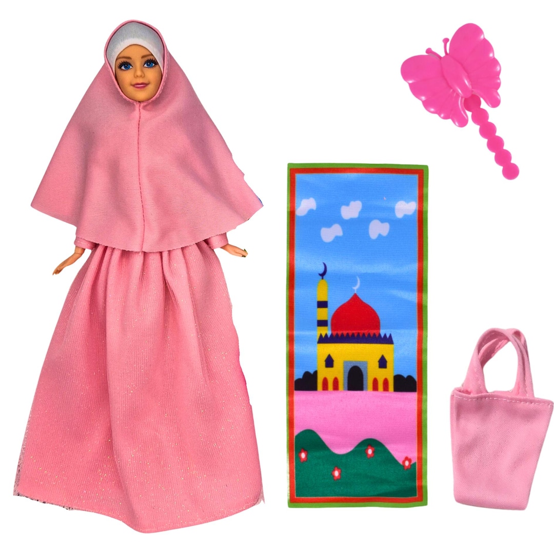 Prayer Doll Playset – Islamic Toy With Prayer Mat & Accessories - Etsy
