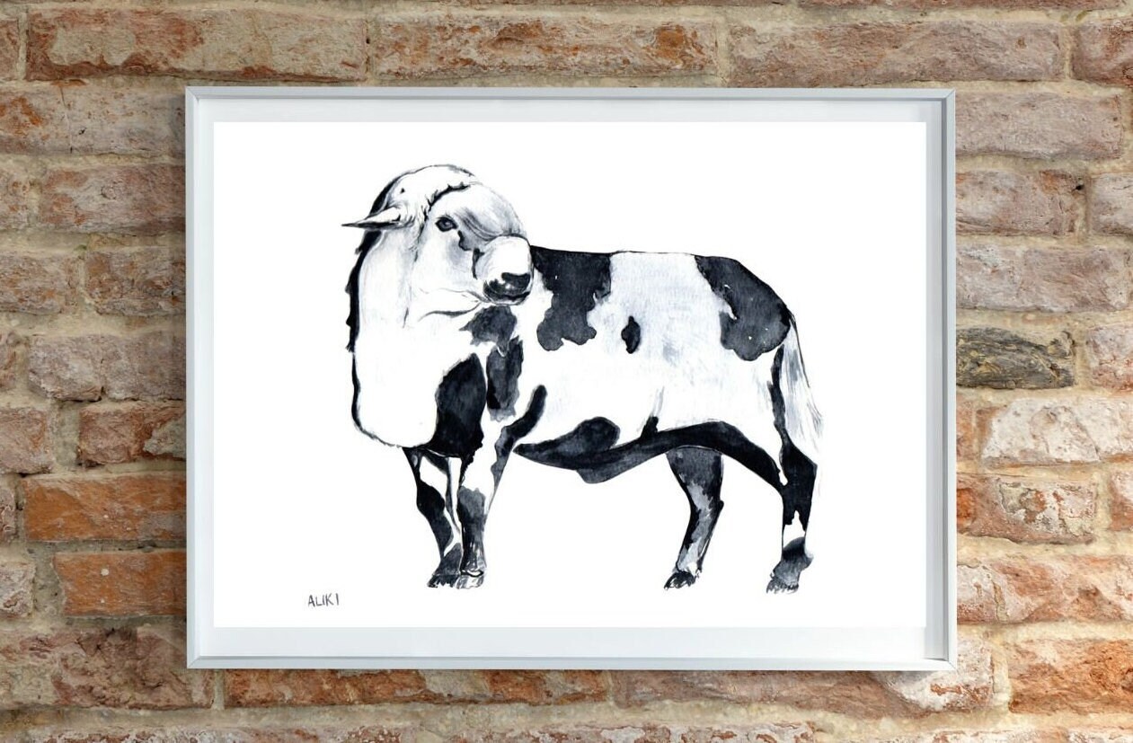 Meatmaster Sheep Watercolour Instant Downloadable Art Print "meatmaster ...