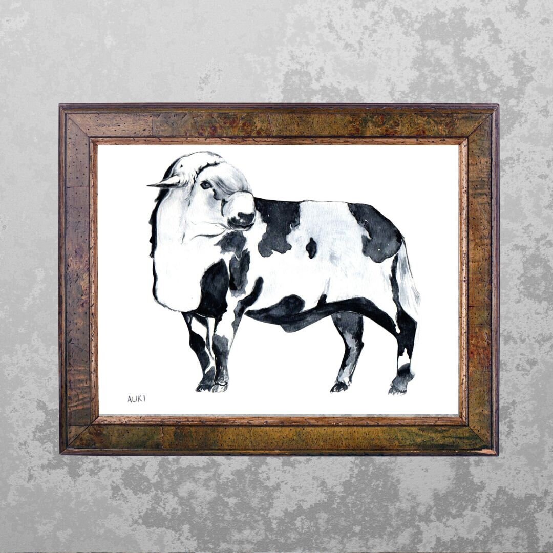 Meatmaster Sheep Watercolour Instant Downloadable Art Print "meatmaster ...