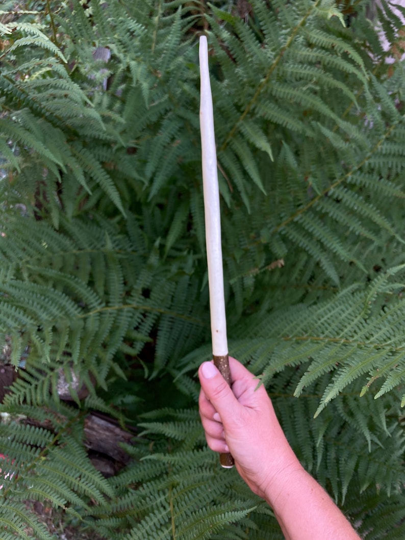 Handcrafted Celtic Hazelwood Wand Magical Divination Tool for Wisdom ...