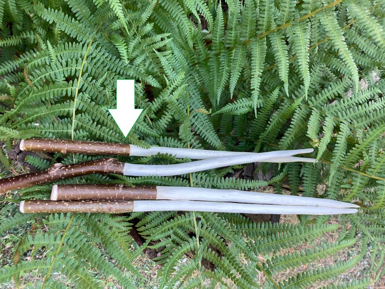 Handcrafted Celtic Hazelwood Wand Magical Divination Tool for Wisdom ...