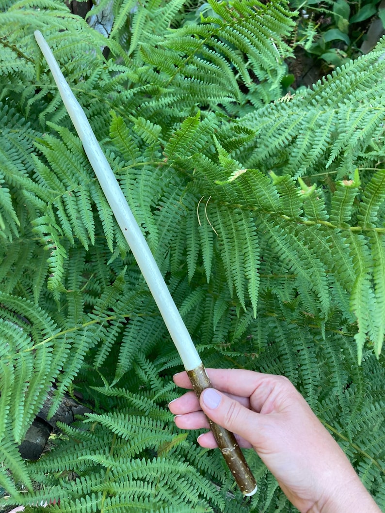 Handcrafted Celtic Hazelwood Wand Magical Divination Tool for Wisdom ...