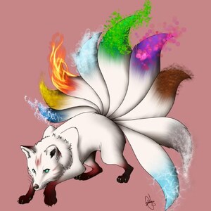 Kitsune Elements - Etsy
