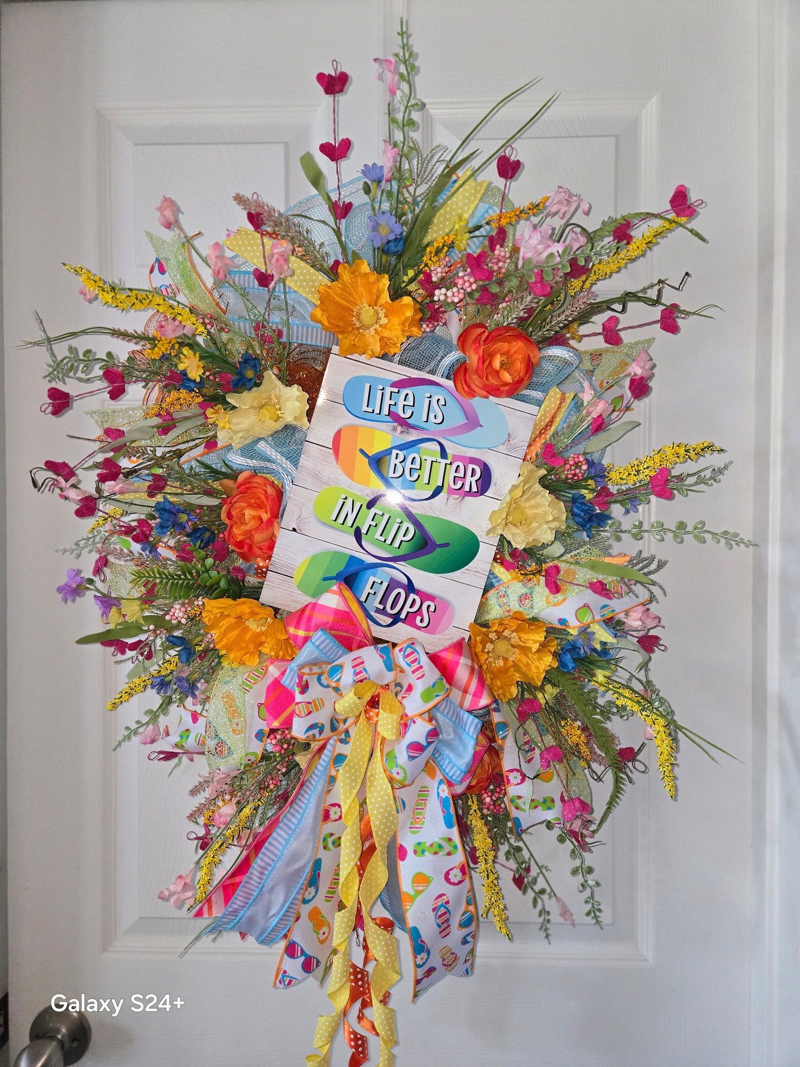 Large Double Flip Flop Wreath - Etsy