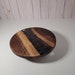 Small Lazy Susan With Live Edge Walnut and Epoxy Resin Small Lazy Susan ...