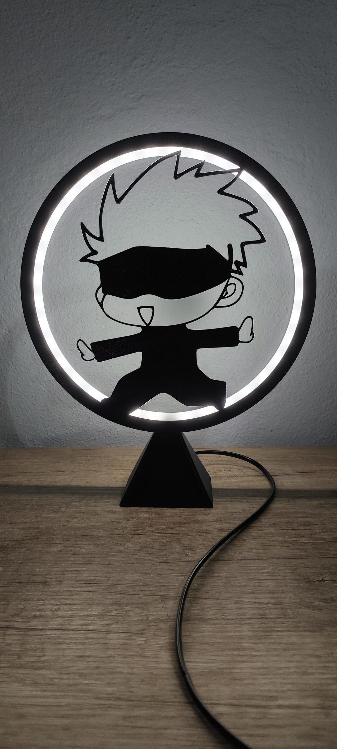 Custom LED Anime Lamp - Naruto Desk Light for Anime Fans & Otakus - Etsy