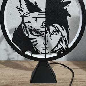 Custom LED Anime Lamp - Naruto Desk Light for Anime Fans & Otakus - Etsy