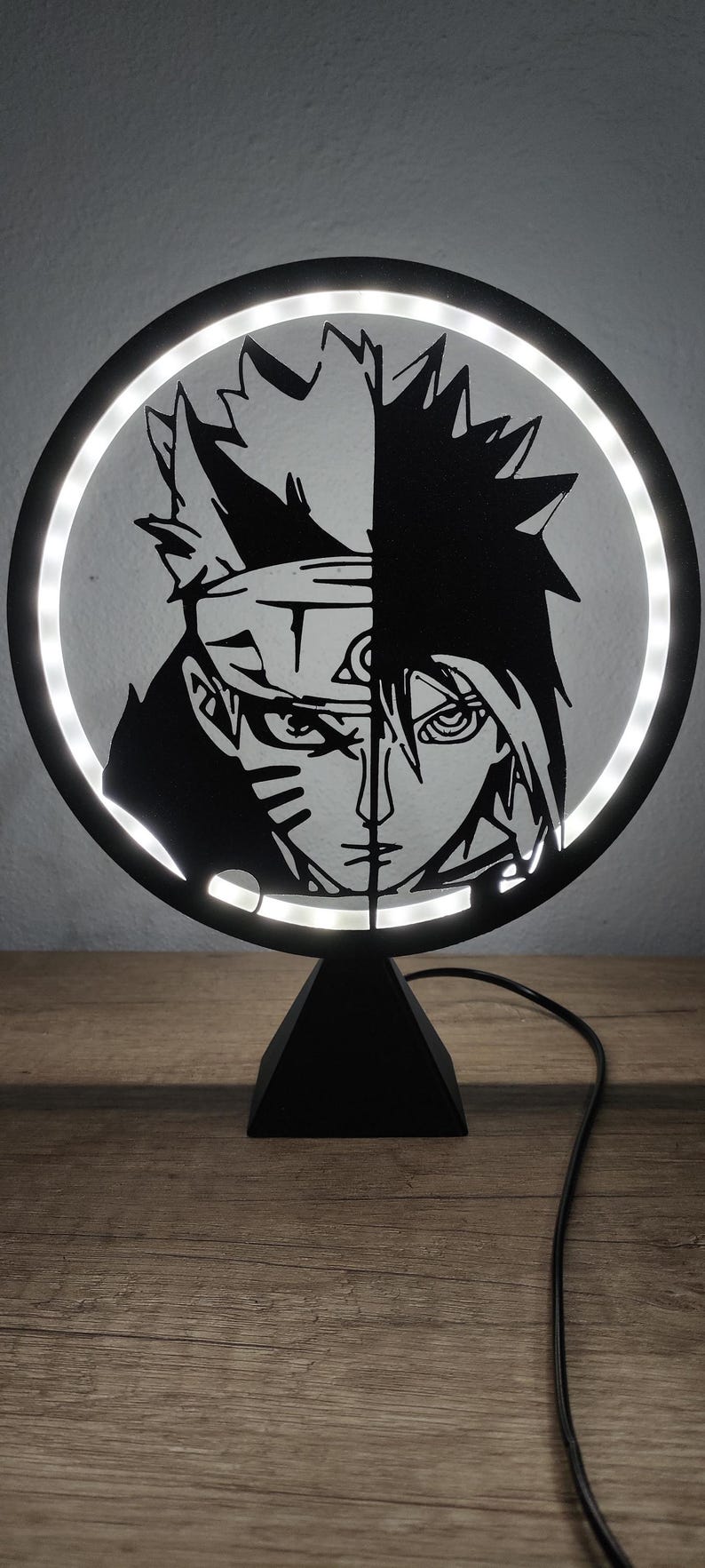 Custom LED Anime Lamp - Naruto Desk Light for Anime Fans & Otakus - Etsy