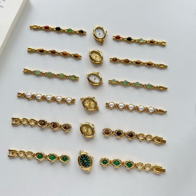 Gold and Emerald Watches - Etsy