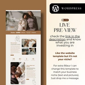 Postpartum Nurse Wordpress Theme, Responsive Wordpress Template Doula ...