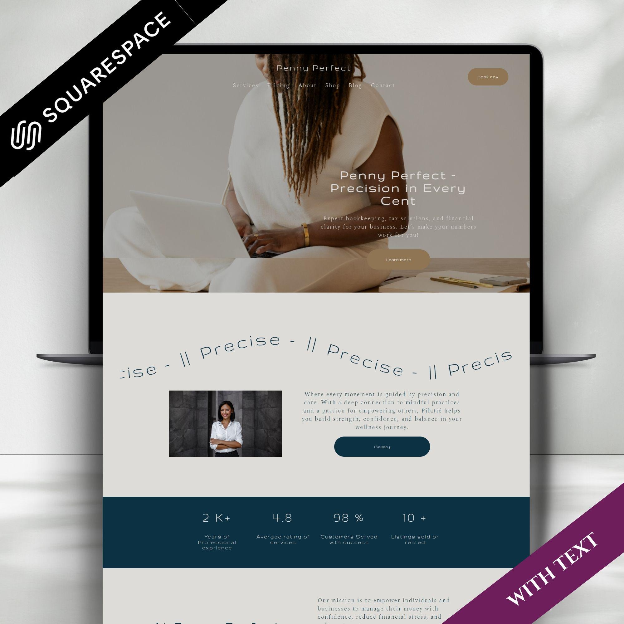 Squarespace Template, Squarespace 7.1 Template, Squarespace Website ...