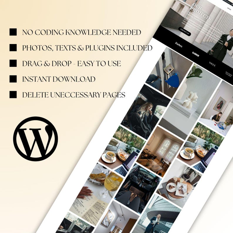 Femme Wordpress Theme, Elementor Theme Wordpress Website, Luxury ...