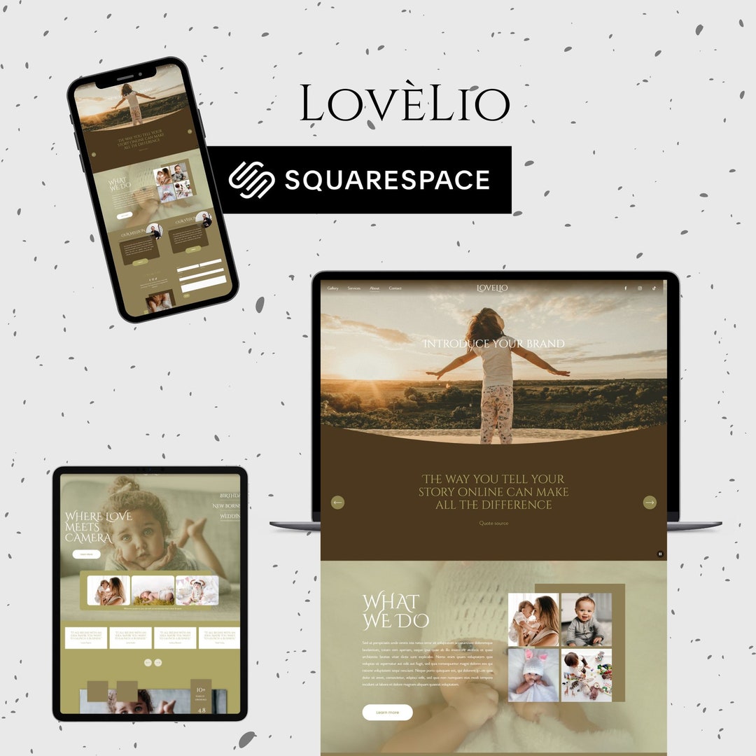 Photography Squarespace Template, Squarespace Template Photographer ...