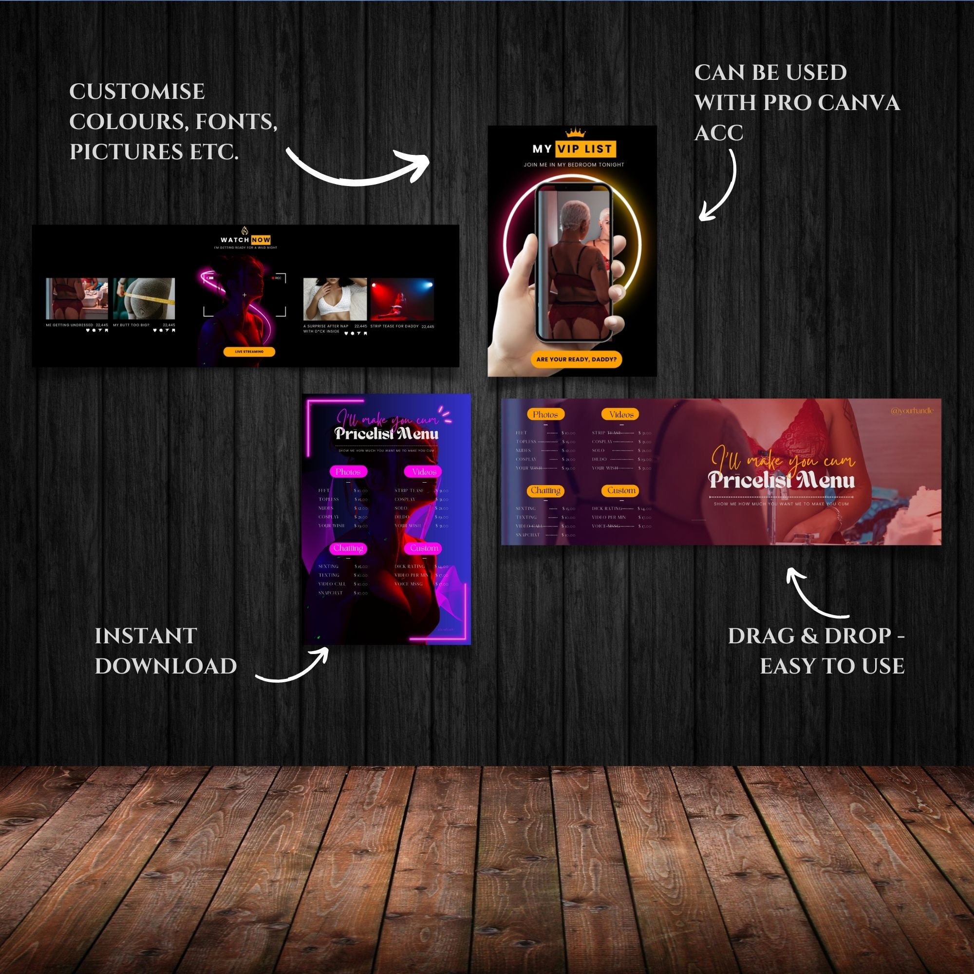 Onlyfans Tip Menu | Adult Creator List | Camming, Cam Girl | Findom ...