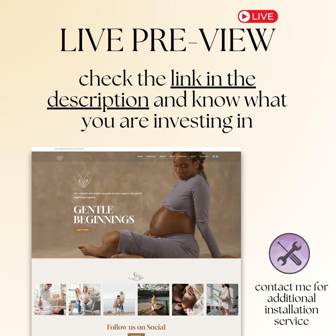 Postpartum Nurse Wordpress Theme, Responsive Wordpress Template Doula ...