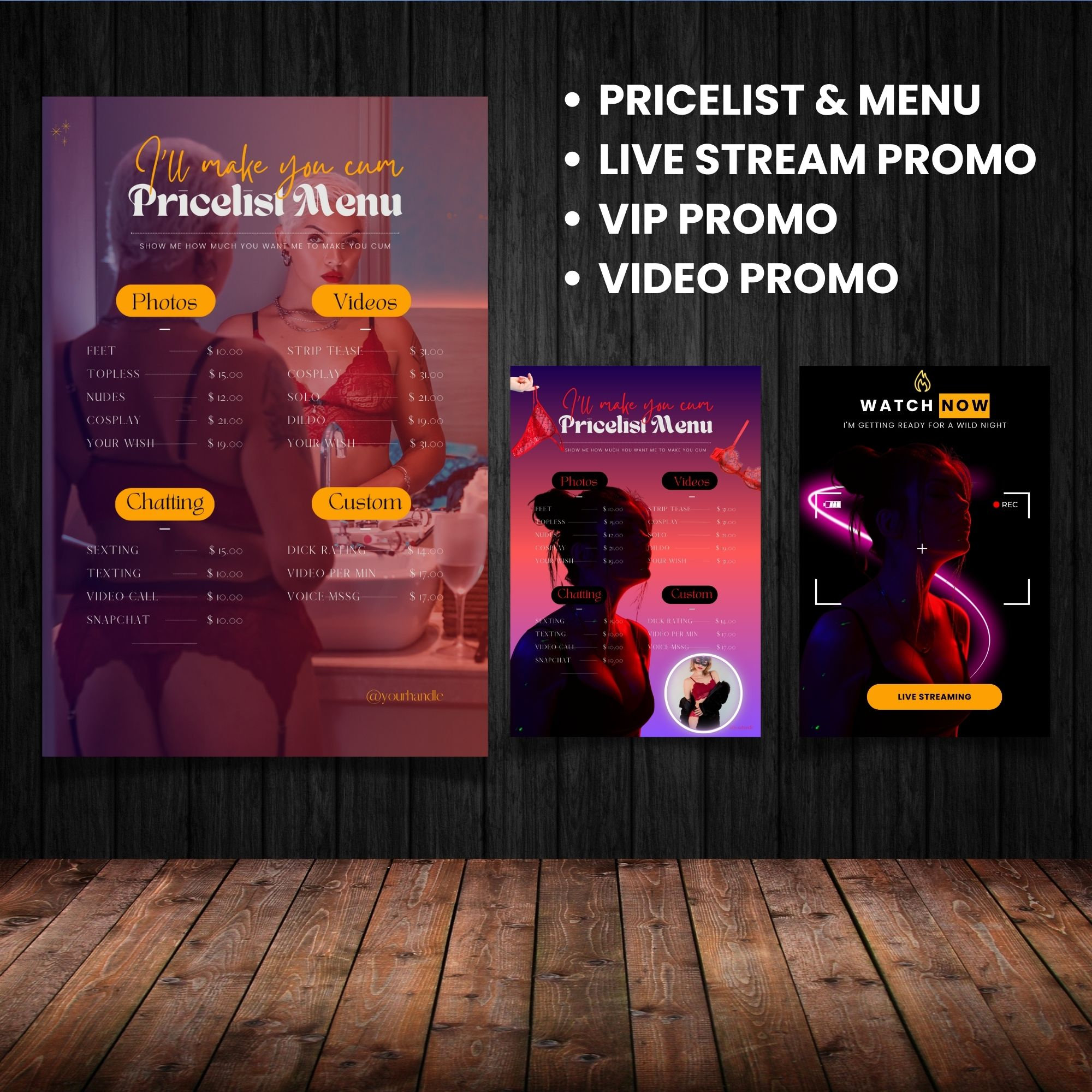 Onlyfans Tip Menu | Adult Creator List | Camming, Cam Girl | Findom ...