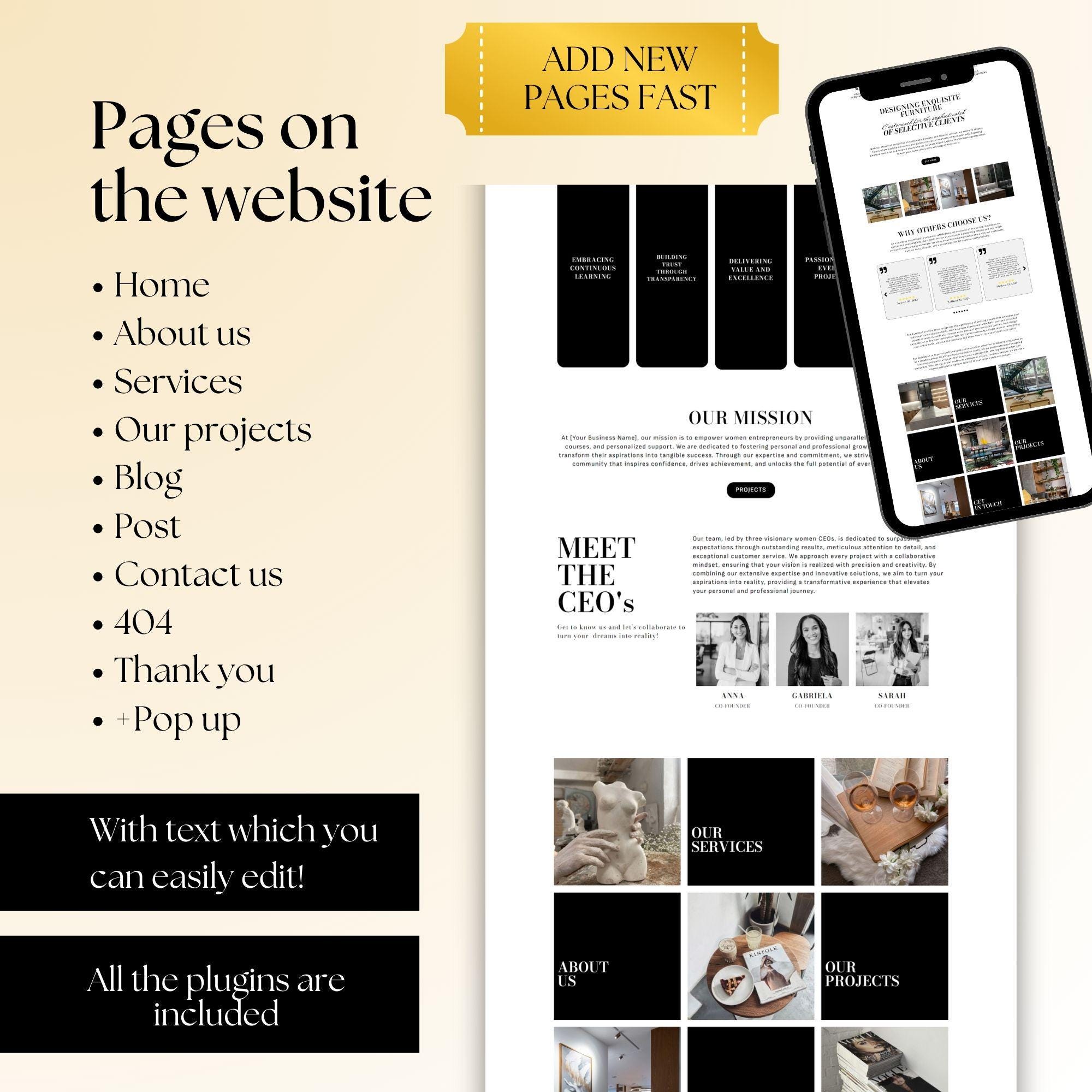 Femme Wordpress Theme, Elementor Theme Wordpress Website, Luxury ...