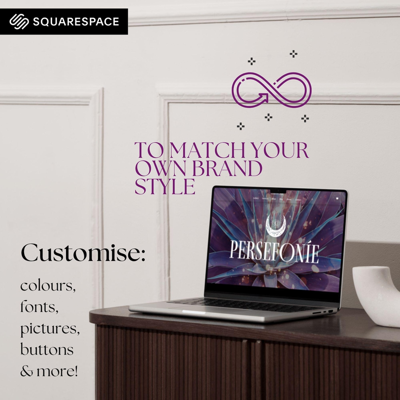 Spiritual Squarespace Template 71, Feminine Squarespace Theme ...