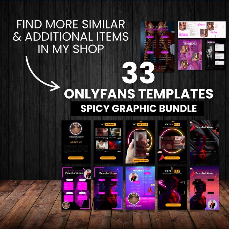 Onlyfans Tip Menu | Editable Template | Canva Template, Tip Menu ...