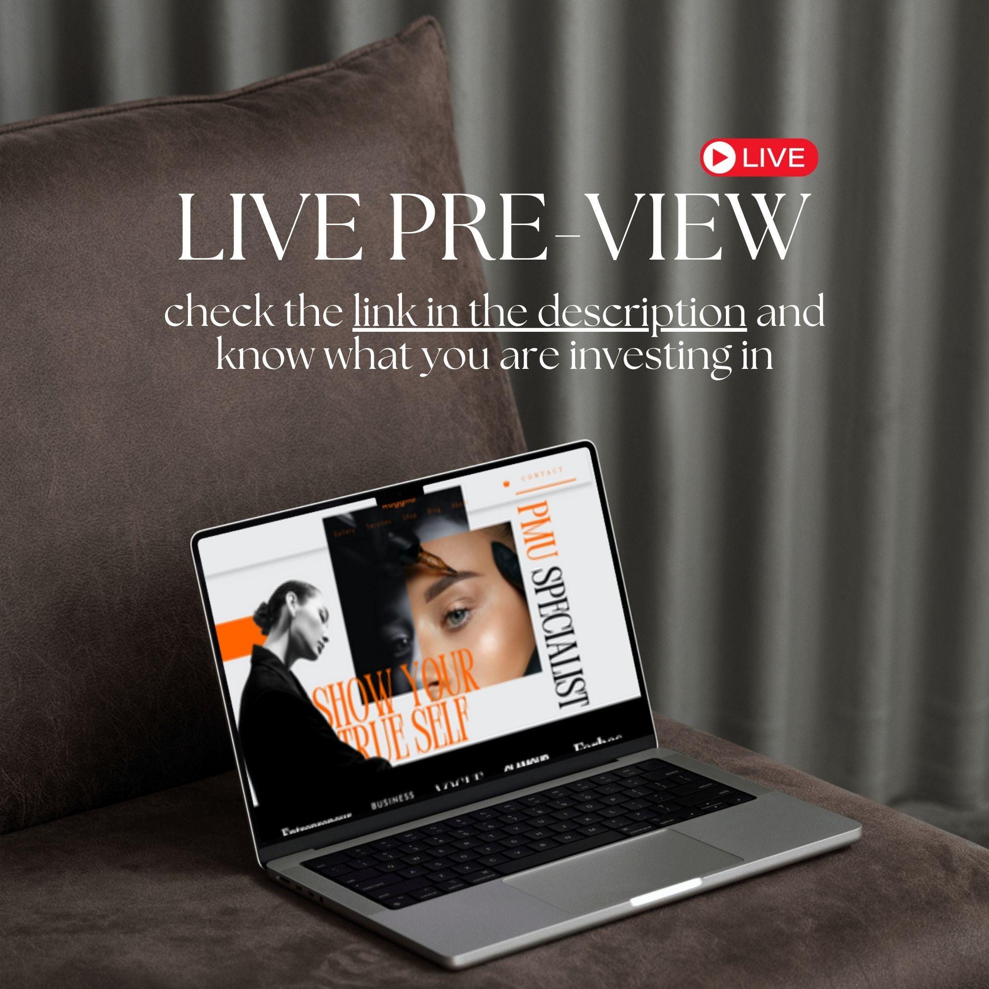 Permanent Makeup Squarespace Website, Service Squarespace Template Pmu ...