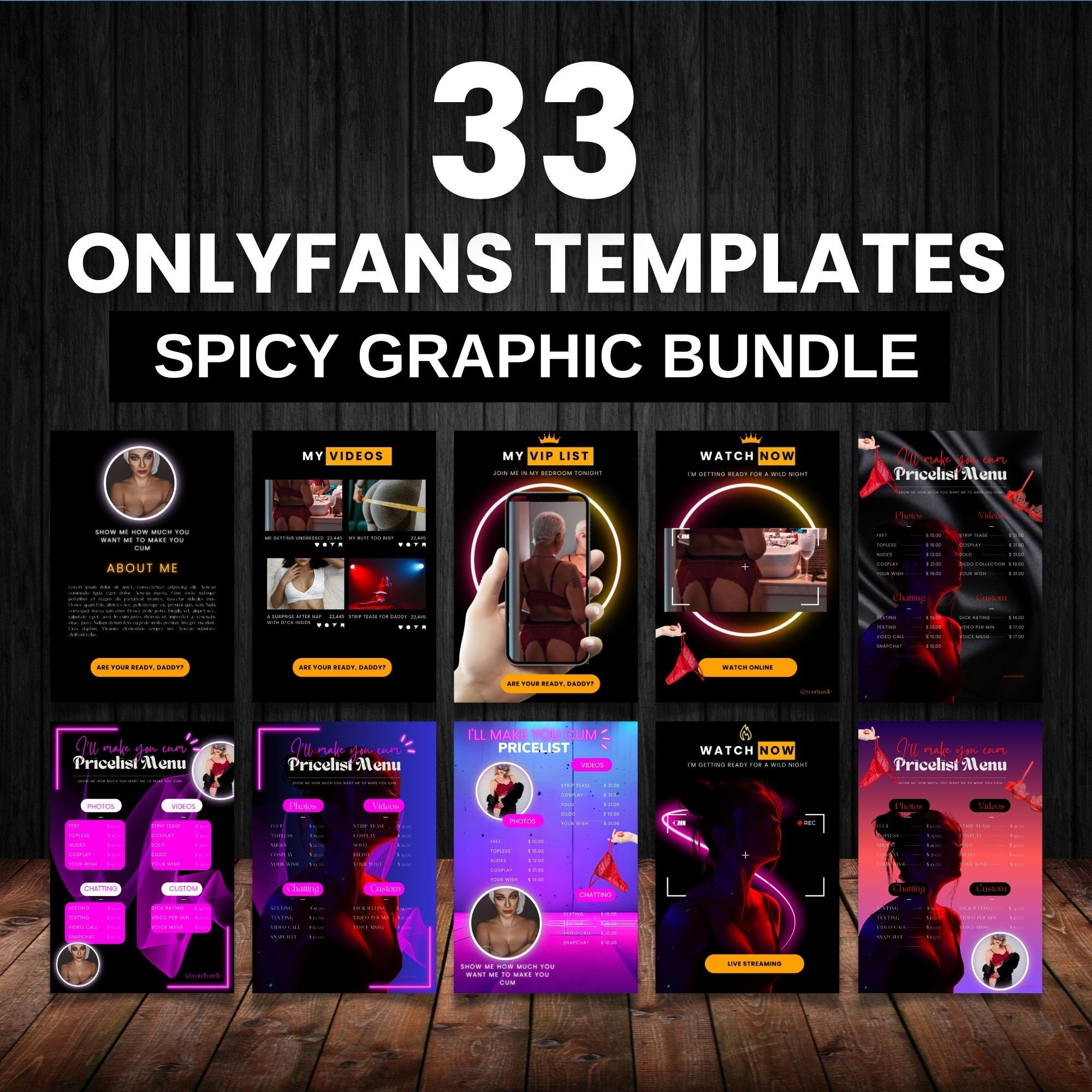 Onlyfans Tip Menu | Adult Creator List | Camming, Cam Girl | Findom ...