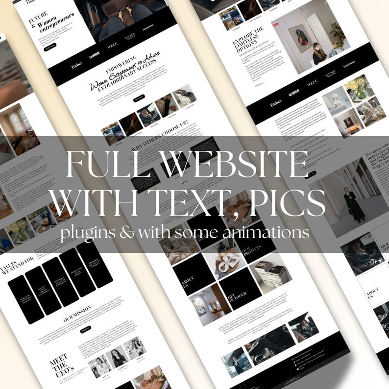 Femme Wordpress Theme, Elementor Theme Wordpress Website, Luxury ...
