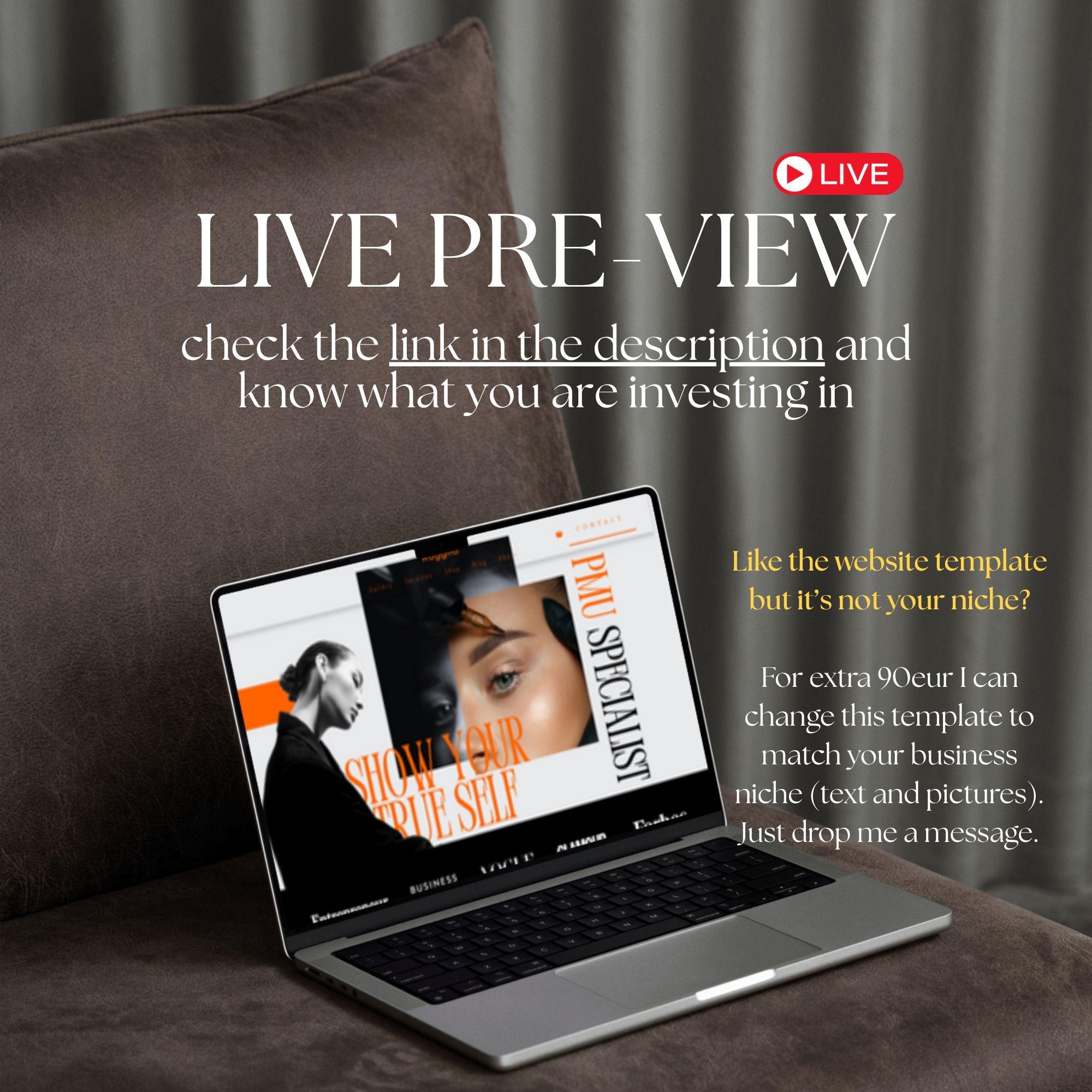 Permanent Makeup Squarespace Website, Service Squarespace Template Pmu ...