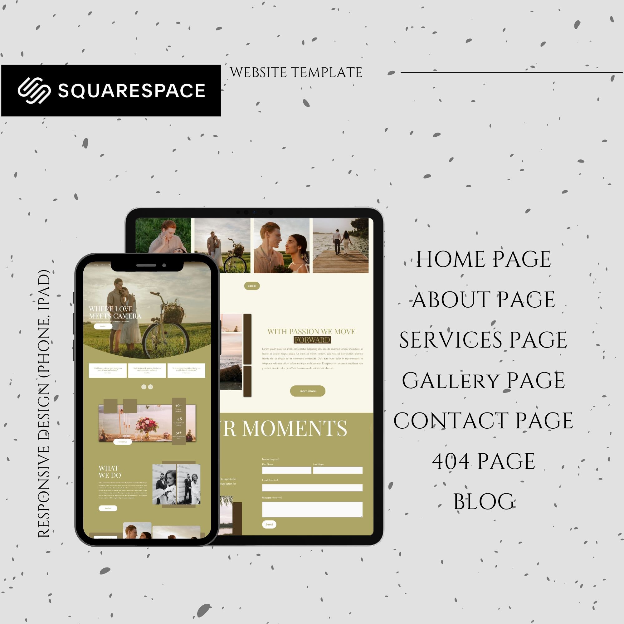 Photography Squarespace Template, Squarespace Template Photographer ...
