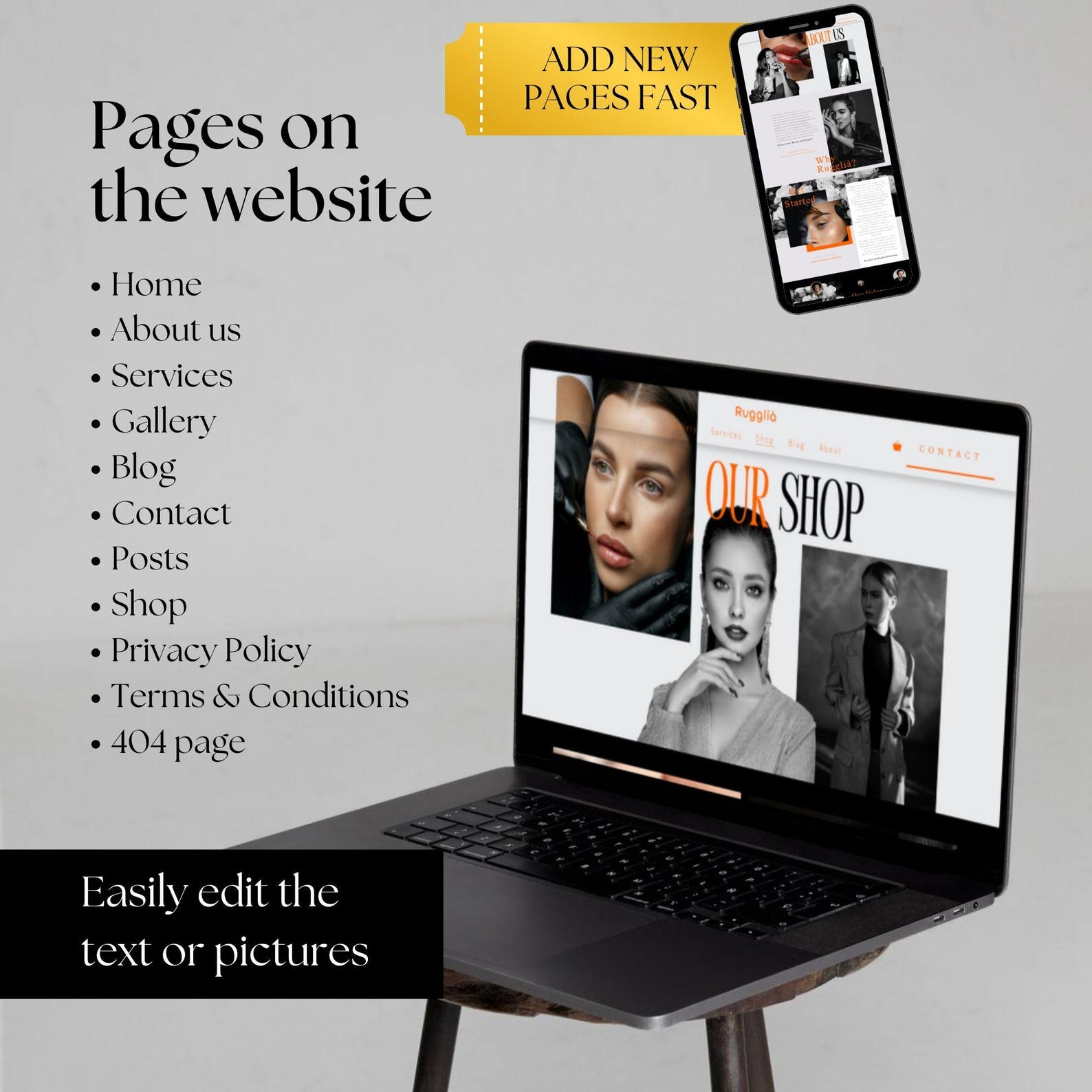 Permanent Makeup Squarespace Website, Service Squarespace Template Pmu ...