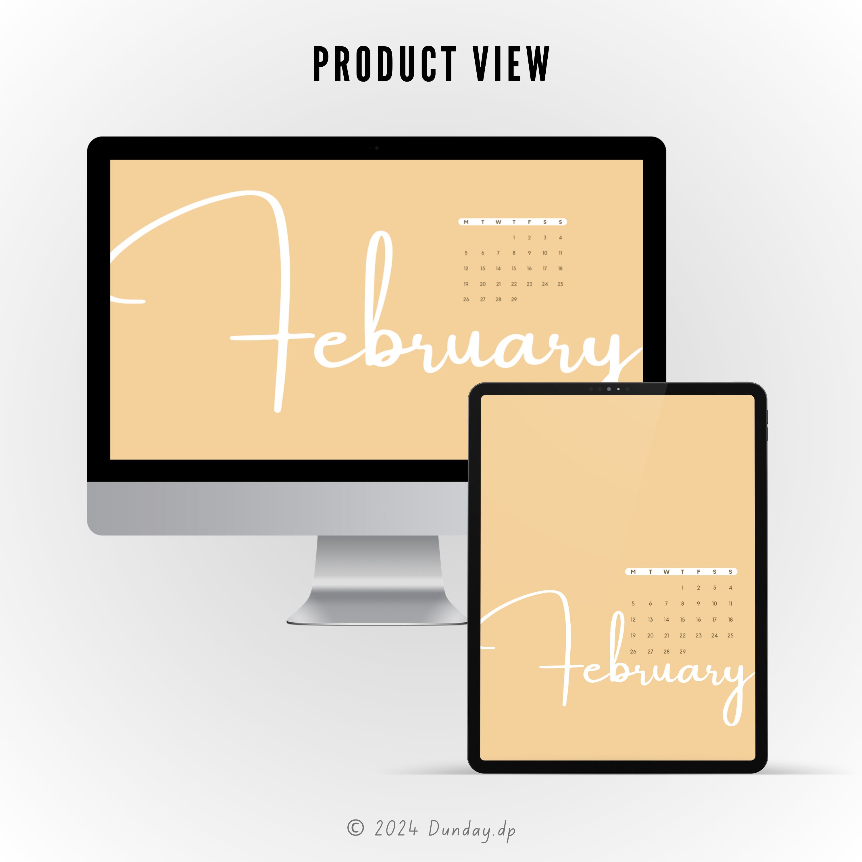 2024 Monthly Calendar Desktop Wallpaper, 2024 Calendar Desktop ...