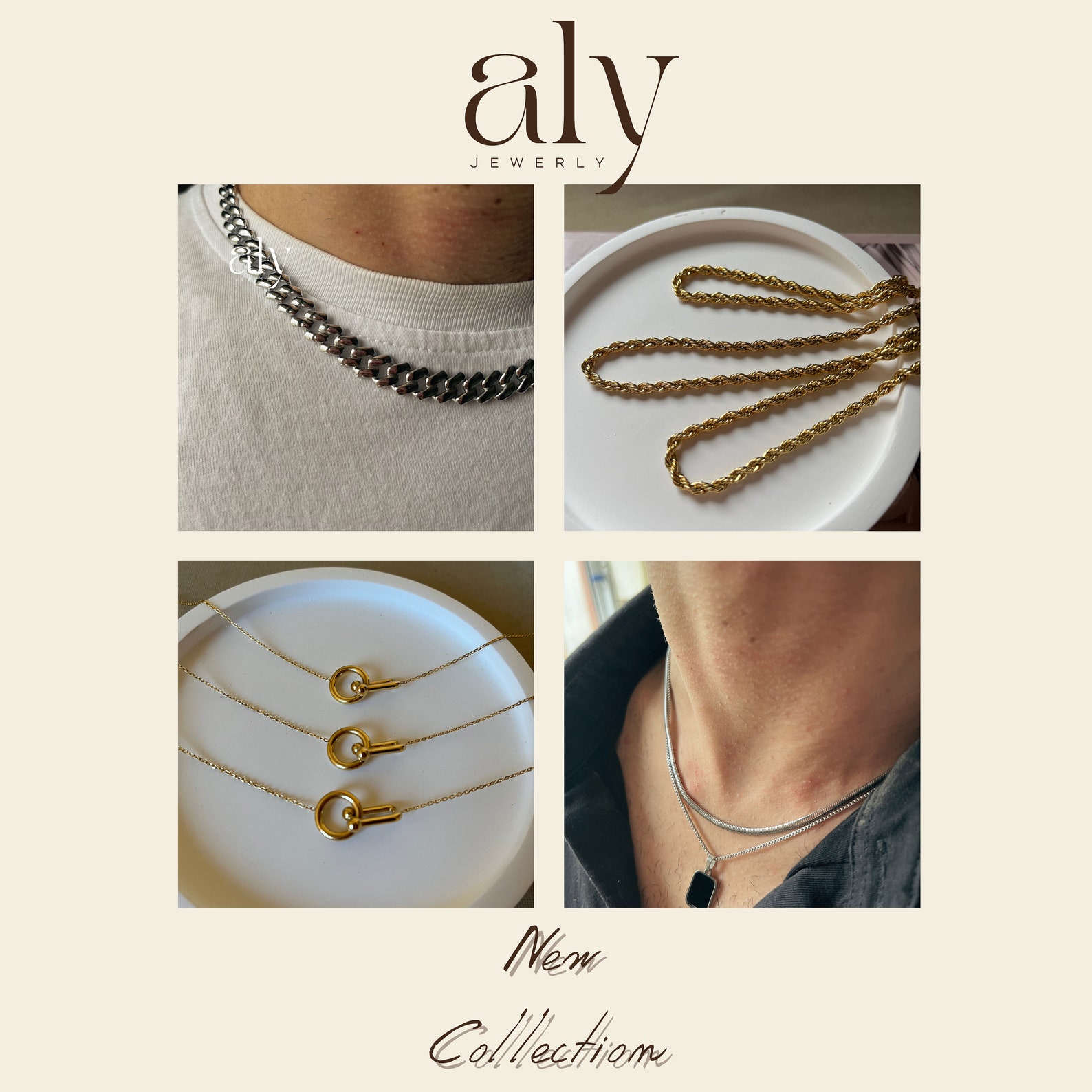 18K Gold & Silver Plated Locked Braclet, U Lock Braclet, Zircon Stone ...