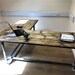Corner Office Desk 3 Board Wide Custom Made Desk Reclaimed Scaffold ...