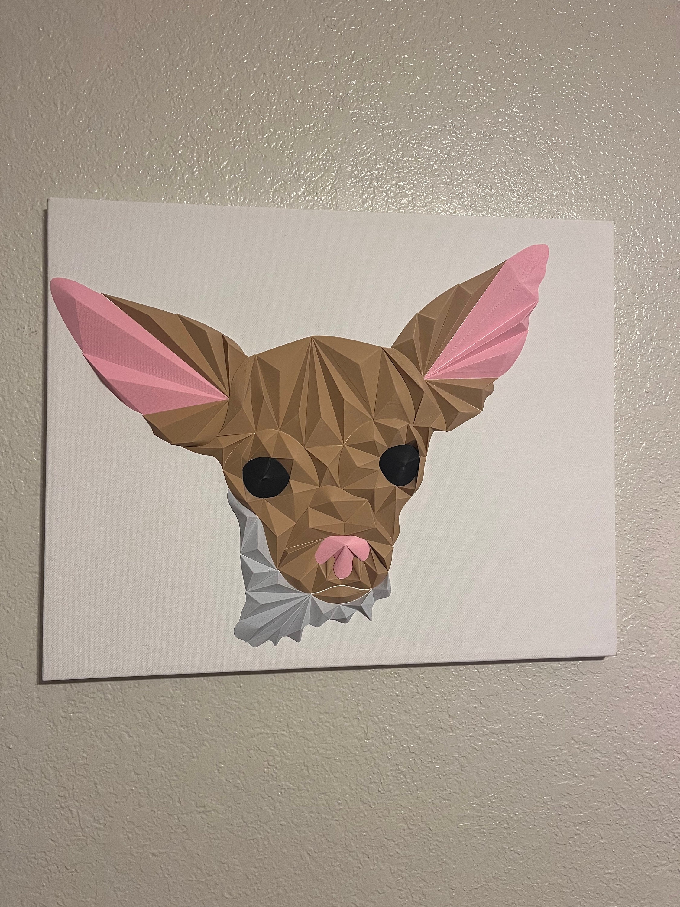 Custom 3D Printed Pet Portrait - Etsy