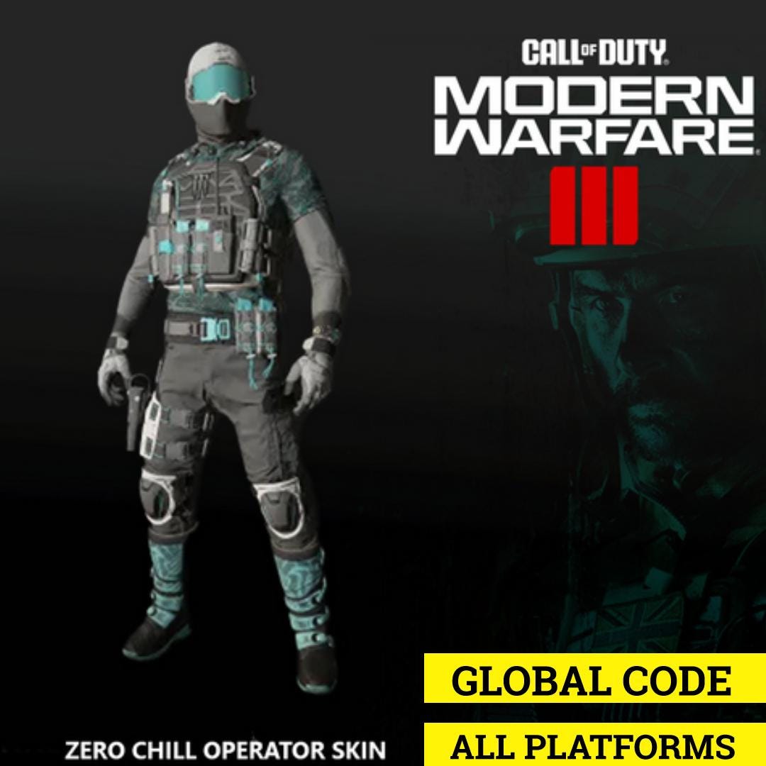 Call of Duty: Modern Warfare III Zero Chill Operator Skin COD MW3 Fast ...