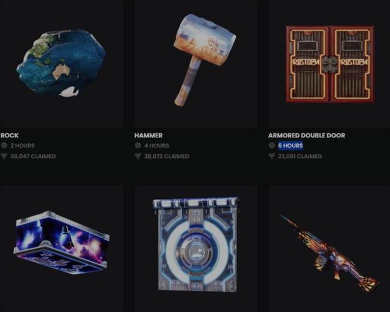 Rust Round 31 6 SKINS Twitch Drops - Etsy Australia