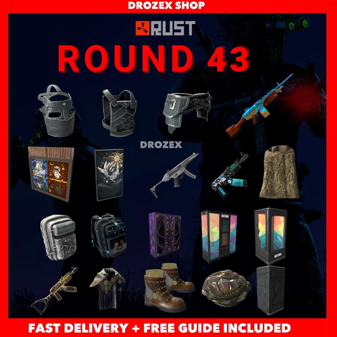 Rust All Rounds 40 + 41 + 42 + 43 + 44 + 45 + 46 [total 85/85 Skins ...