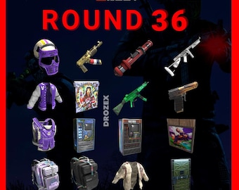 Rust Round 36 - [total 16/16 Skins] - Twitch Drops - Etsy Australia